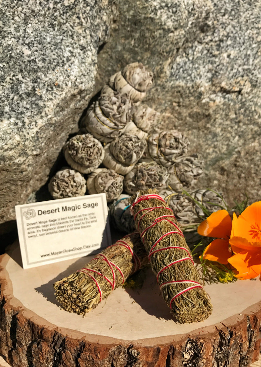 Desert Magic Sage Smudge Bundle – Mayan Rose
