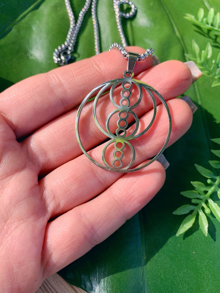 369 Sacred Geometry Necklace – Mayan Rose
