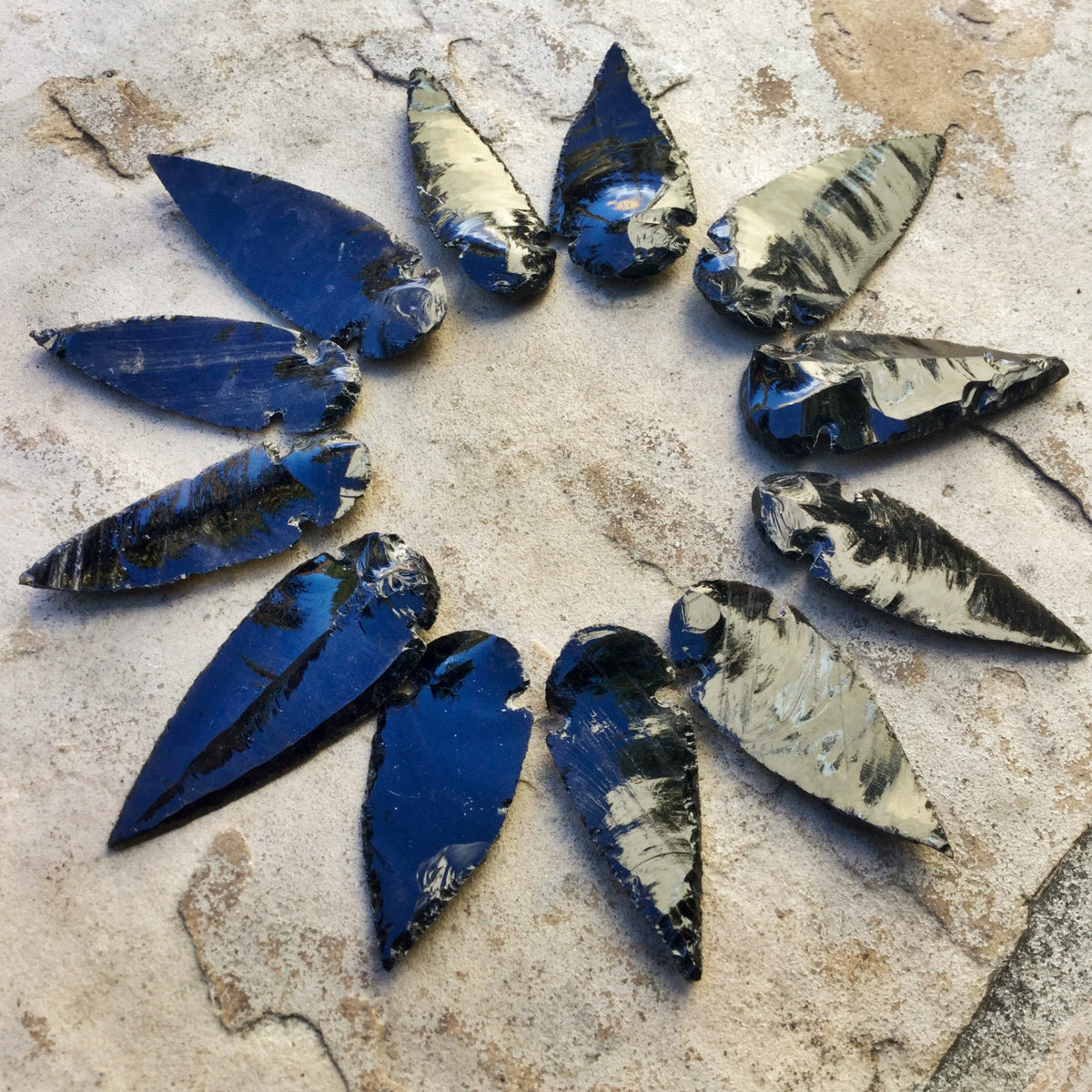 Obsidian Arrow Heads – Mayan Rose