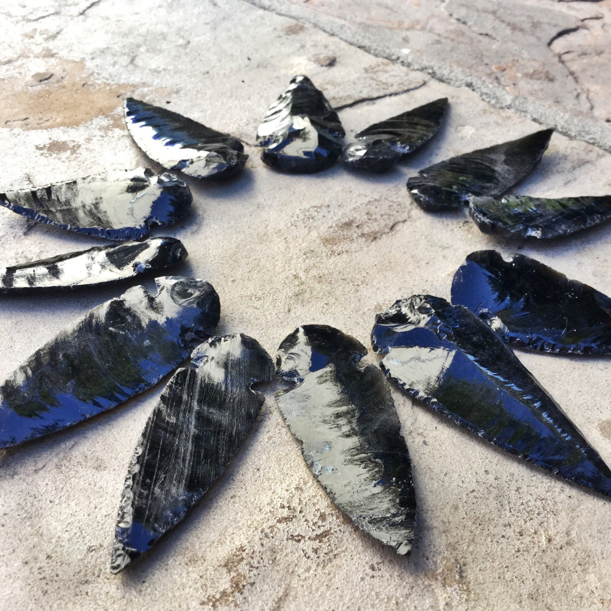 Obsidian Arrow Heads – Mayan Rose